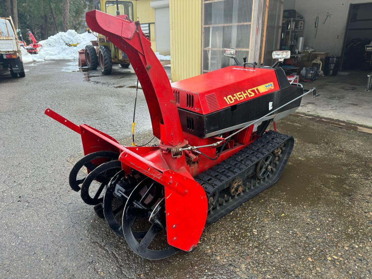 Yahoo!オークション - ヤナセ 除雪機 10-15HST ローリング付き 実働ジ...