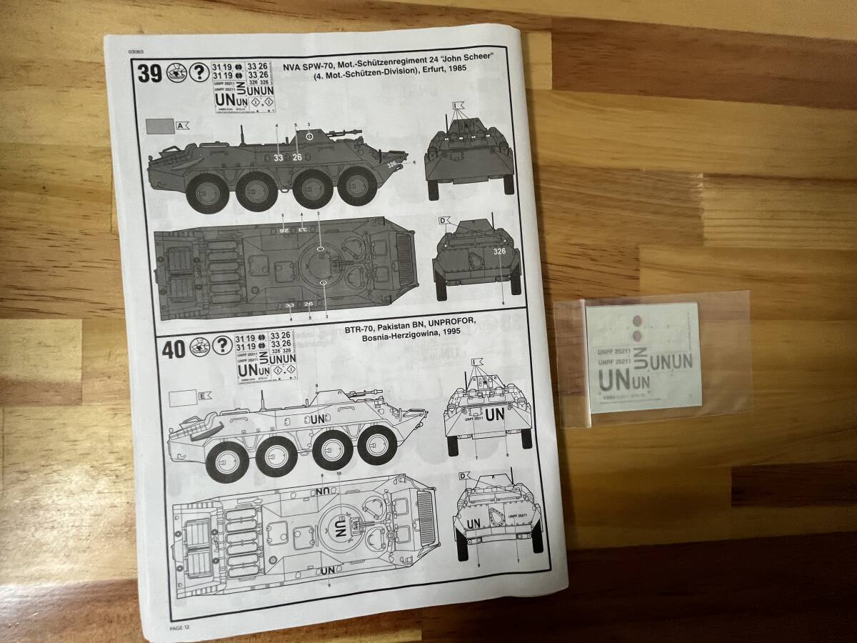 Yahoo!オークション - レベル1/35 BTR-70/SPW-70