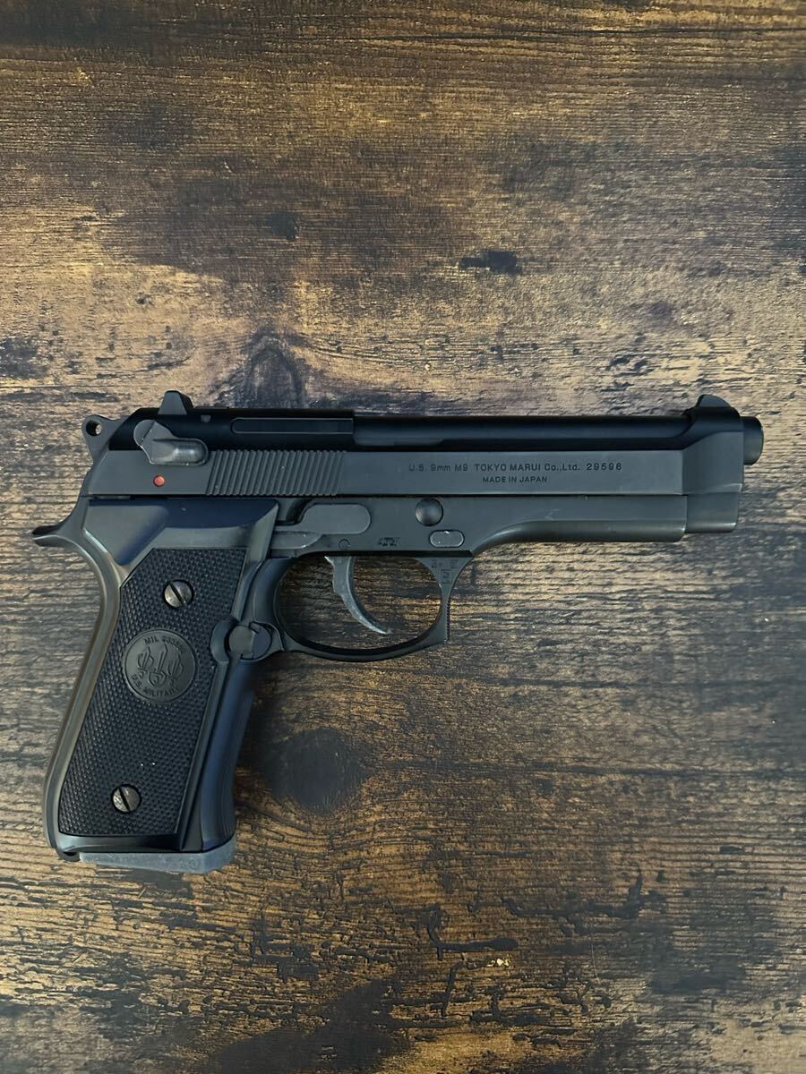 Yahoo!オークション - ベレッタ M92F ミリタリー 東京マルイ US M9 ガ...
