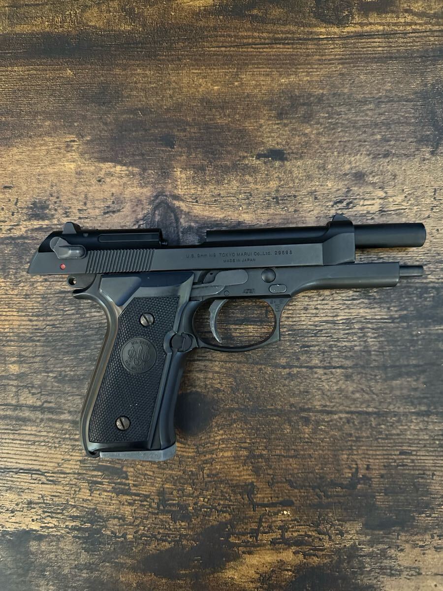 Yahoo!オークション - ベレッタ M92F ミリタリー 東京マルイ US M9 ガ...