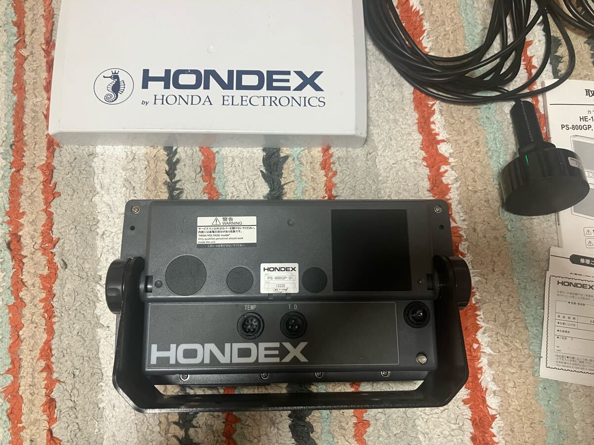Yahoo!オークション - HONDEXホンデックス9型ワイドGPSデジタル魚探PS-...