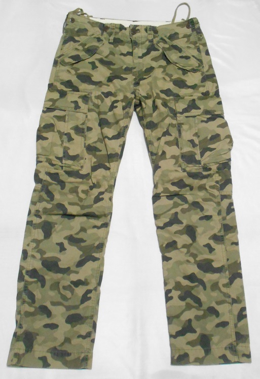 Yahoo!オークション - GAP ギャップ 迷彩 カーゴパンツ カモフラ W81 ...