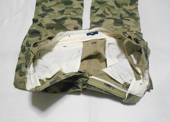 Yahoo!オークション - GAP ギャップ 迷彩 カーゴパンツ カモフラ W81 ...