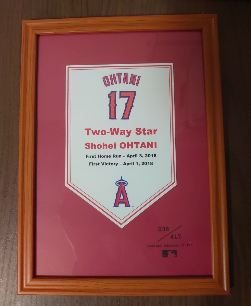 大谷翔平・希少品・2018年初勝利、初ホームラン記念直筆サイン 大谷翔平・希少品・2018年初勝利、初ホームラン記念直筆サイン
