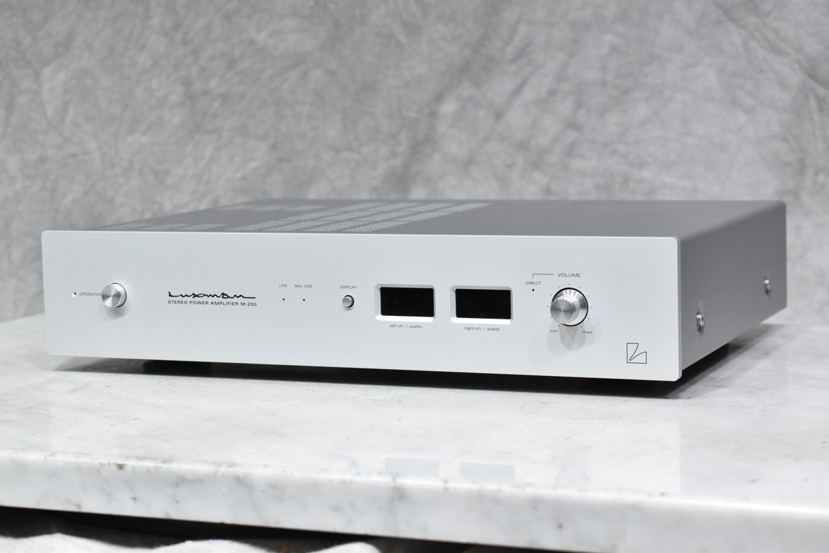 C LUXMAN M-200 ステレオパワーアンプ ラックスマン(LUXMAN)｜売買されたオークション情報、yahooの商品情報をアーカイブ公開 - オークファン（aucfan.com）