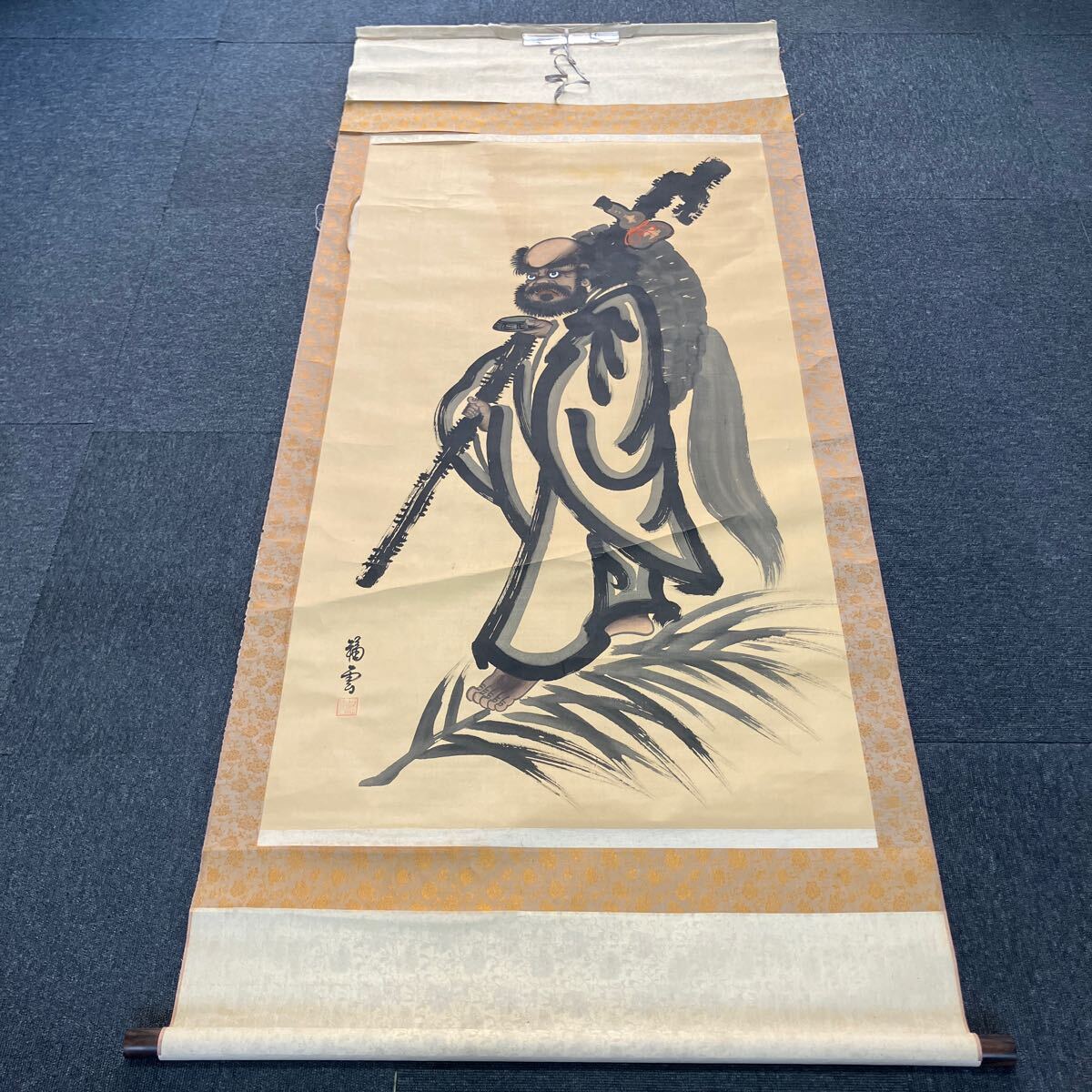 Yahoo!オークション - 【模写】掛軸 福雲 絹本 箱無 同梱可能 No.3182