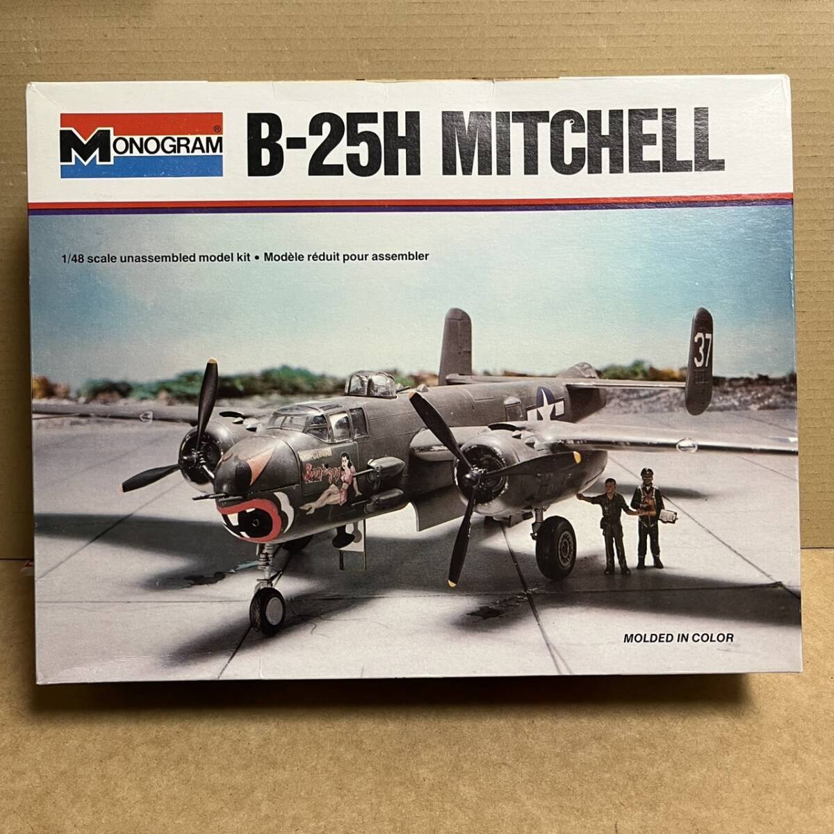 Yahoo!オークション - 貴重 モノグラム 1/48 B-25H MITCHELL ミッチェ...