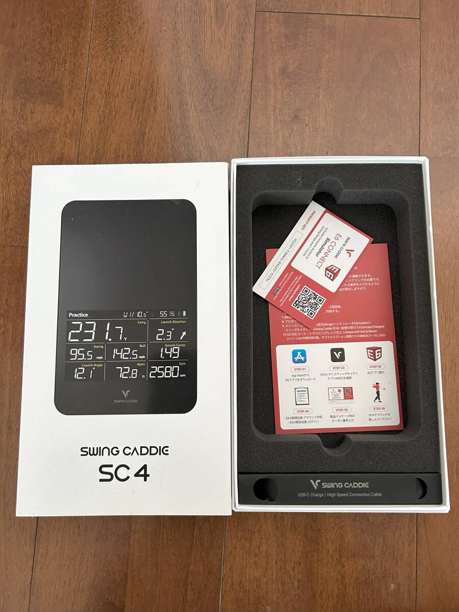 Yahoo!オークション - 弾道測定器 Swingcaddie SC4 スイングキャディ S...