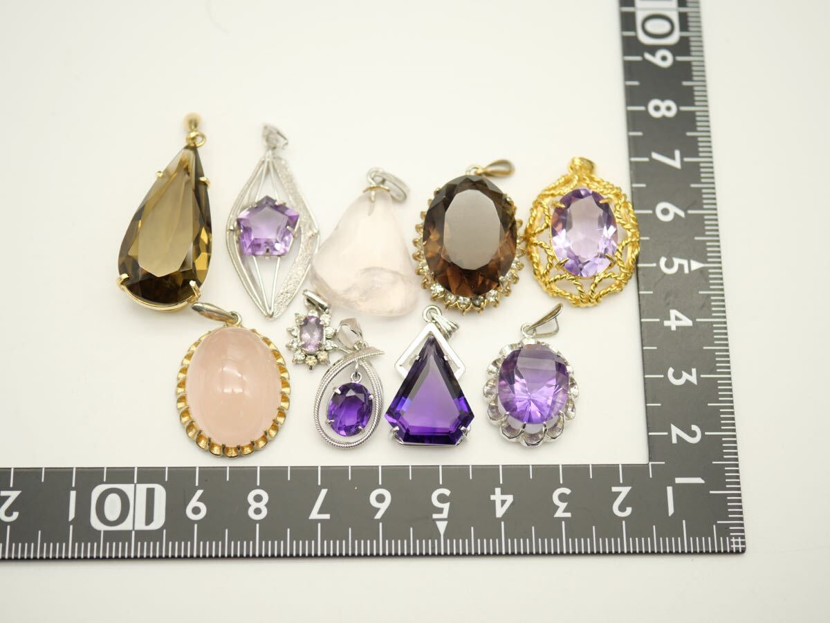 Yahoo!オークション - 【C98】クォーツ系 アメジスト など ペンダント...