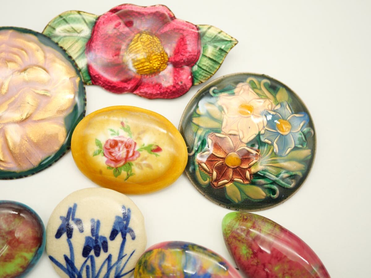 C46 焼き物系 ブローチ 七宝焼 九谷焼 九谷焼き など ヴィンテージ ビンテージ アクセサリー 大量 まとめ売り まとめ TIA(その他)｜売買されたオークション情報、yahooの商品情報 ...