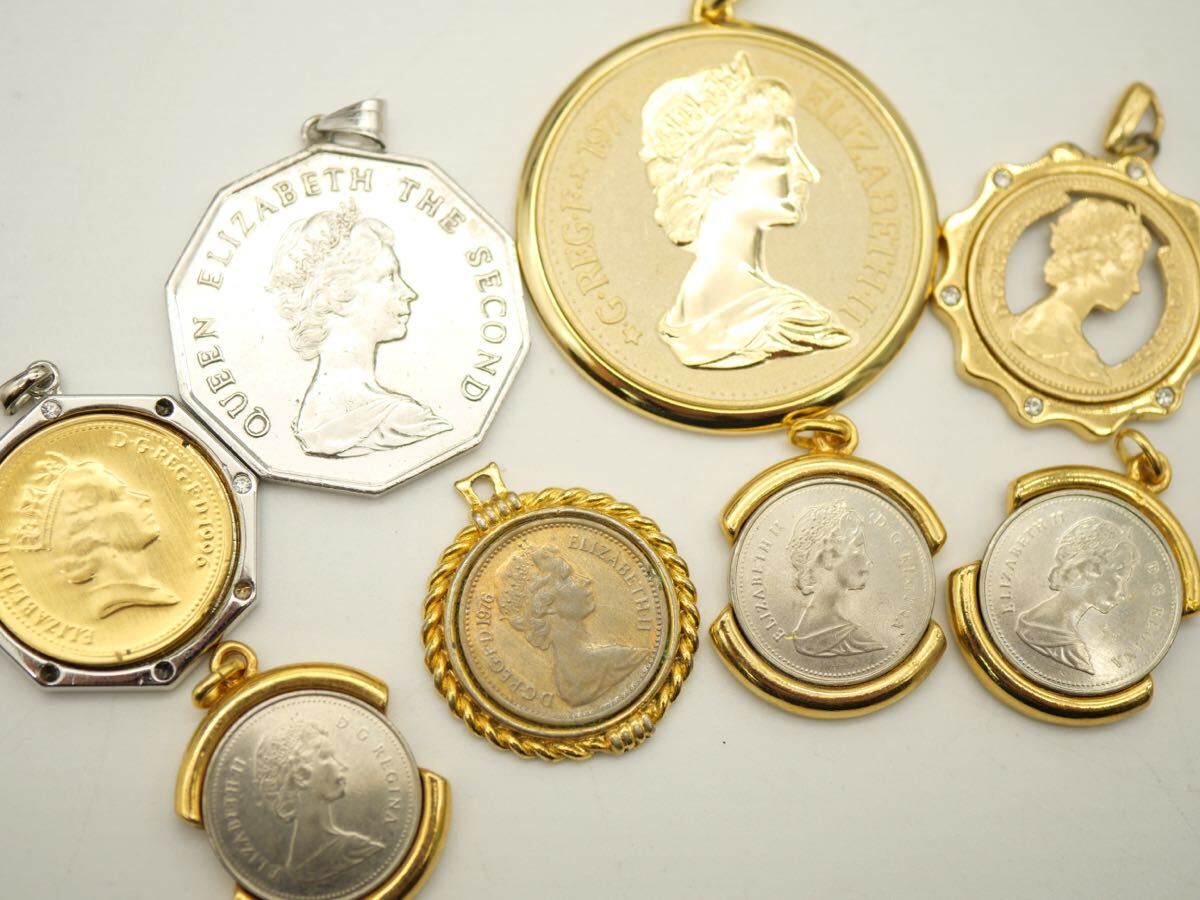 Yahoo!オークション - 【E49】コイントップ エリザベス など ペンダン...