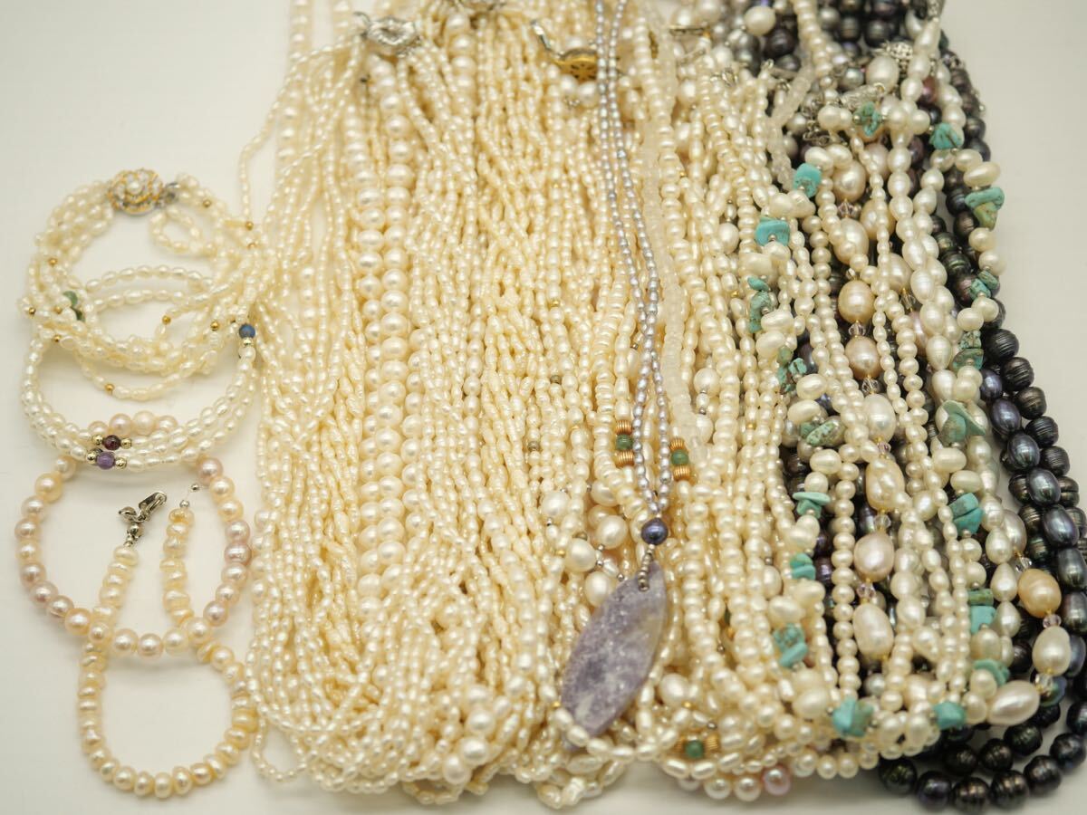 Yahoo!オークション - 【A50】 60サイズ 淡水パール バロックパール 真...