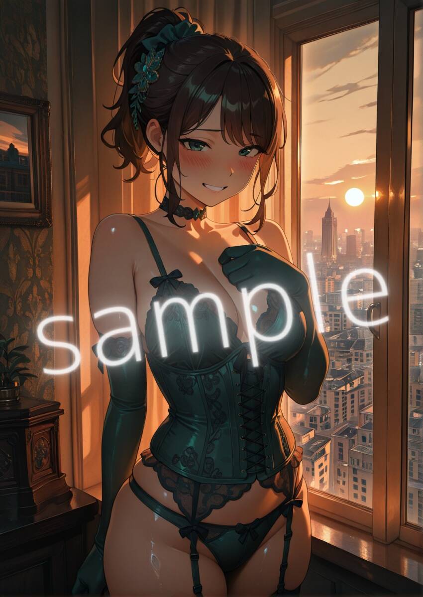 Yahoo!オークション - M688 AIアート A4ポスター セクシー 美少女イラ...