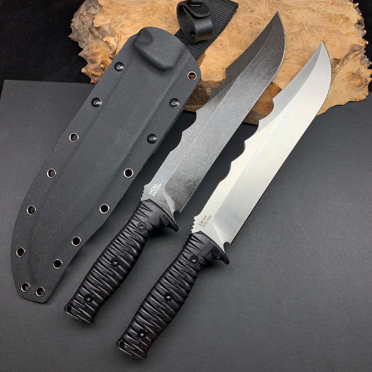 Yahoo!オークション - DC53 刃厚6mm サバイバルナイフ G10 アウトドア...