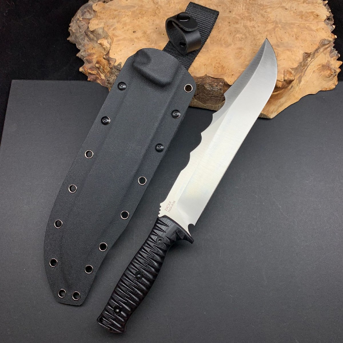 Yahoo!オークション - DC53 刃厚6mm サバイバルナイフ G10 アウトドア...