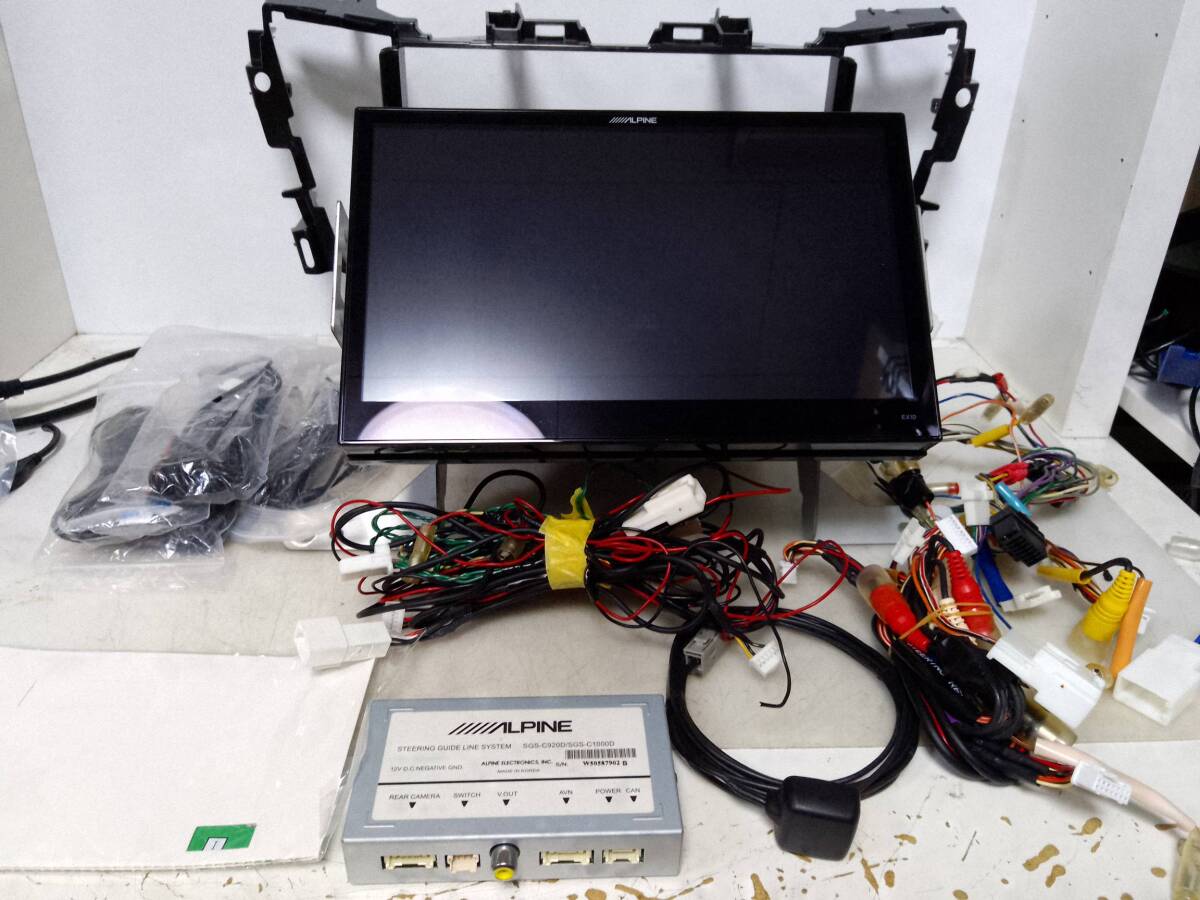 Yahoo!オークション - 即決 アルパイン10インチナビ EX10-VE-B 30ヴェ...