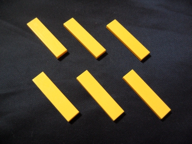 Yahoo!オークション - 凸レゴ凸 %2431 1x4タイル（黄） 6個