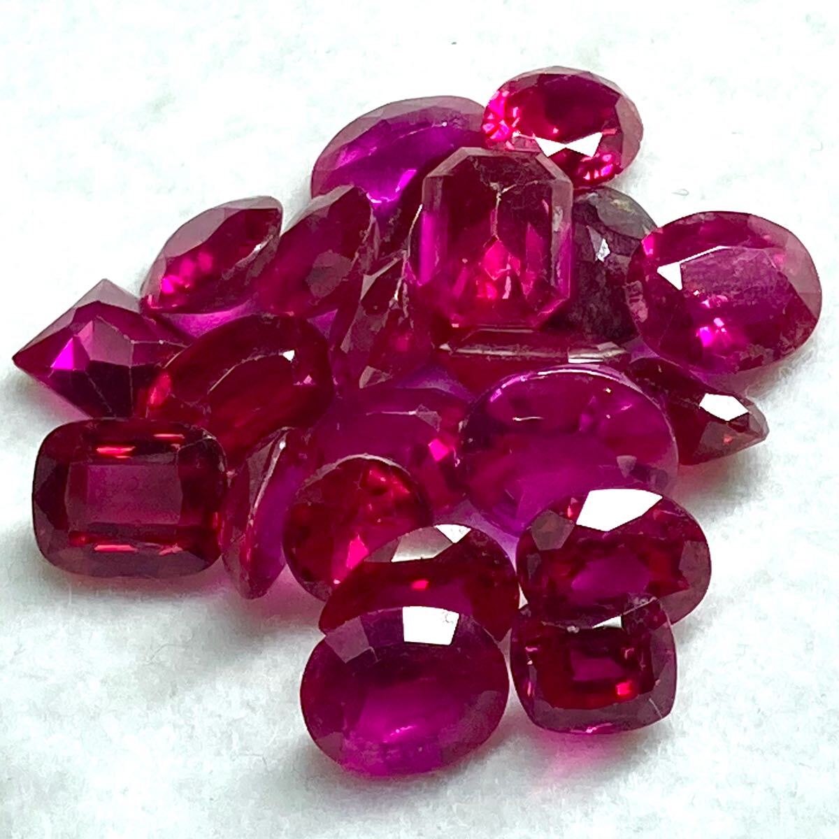 Yahoo!オークション - 1円〜 ルビーおまとめ71ct m 約14.2g ルース 裸...