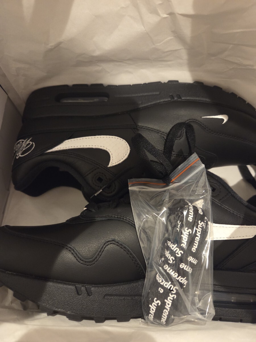 Yahoo!オークション - Supreme x Nike Air Max 1 '87 SP 25cm 新品 bla...