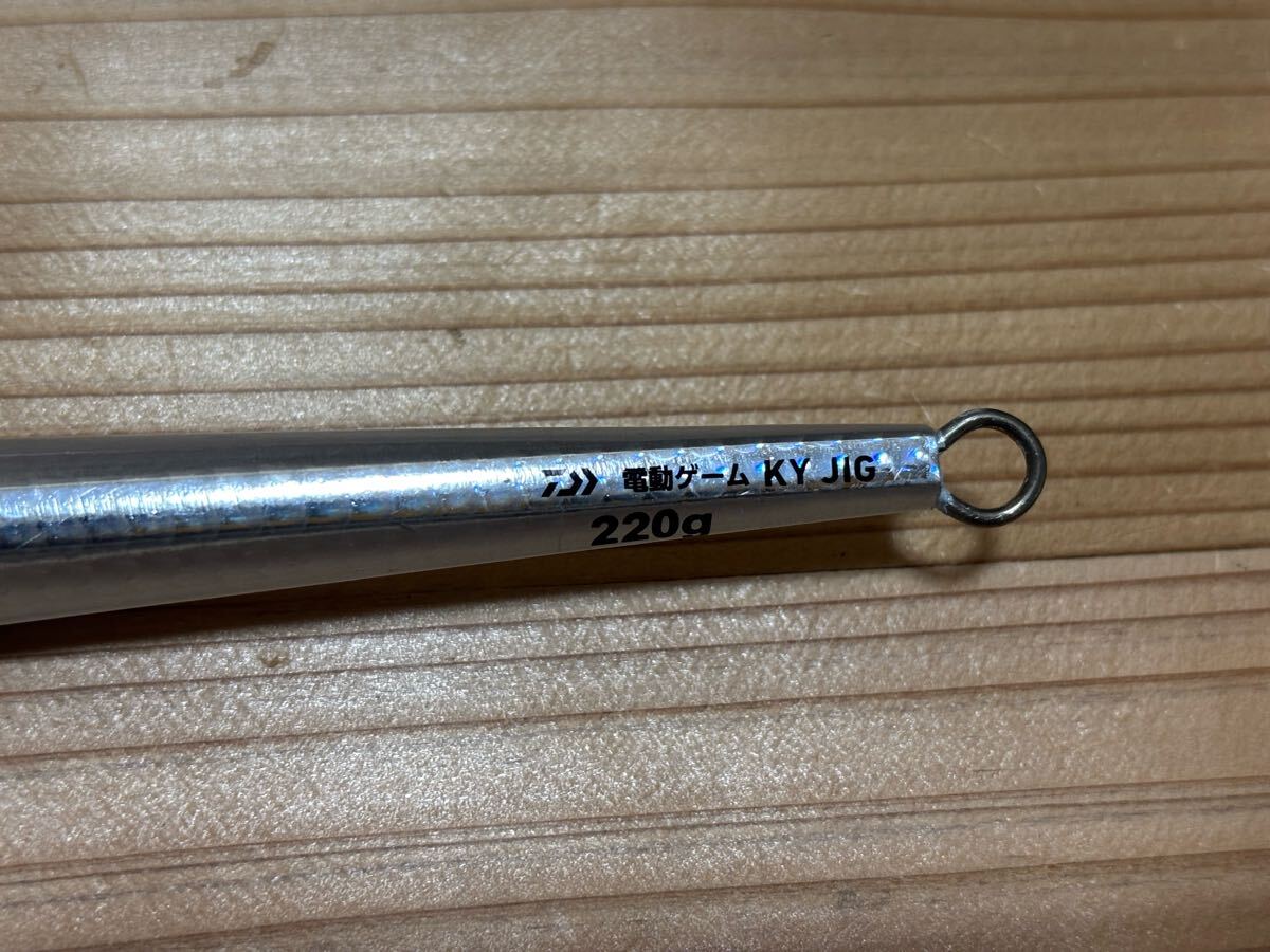 Yahoo!オークション - 中古良品 ダイワ KYジグ 220g SALTIGA KY JIG ジ...