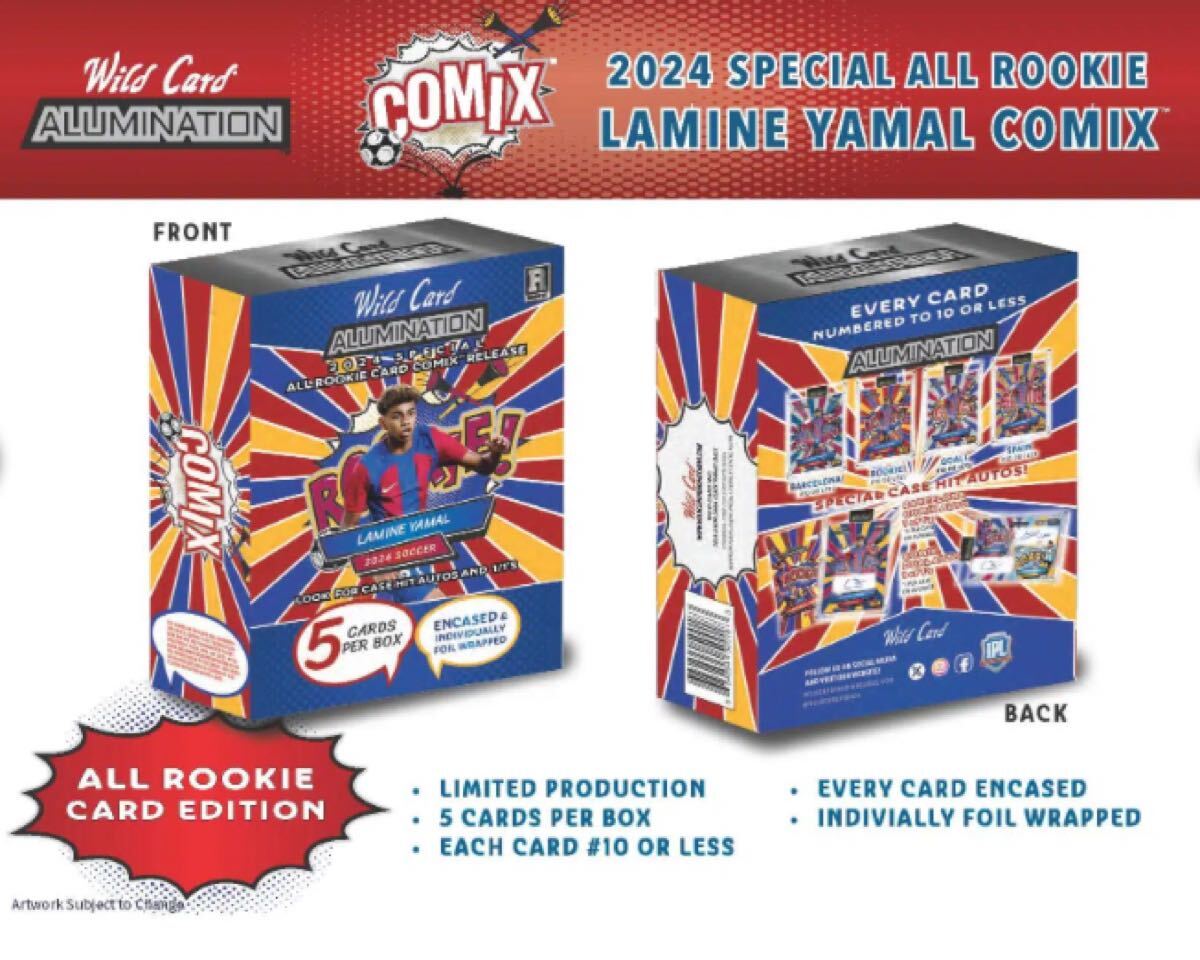 日本代購代標第一品牌【樂淘letao】－【5枚限定】Wild Card Lamine Yamal Rookie Edition LAMINE YAMAL 1/5 ファーストナンバー RC ...