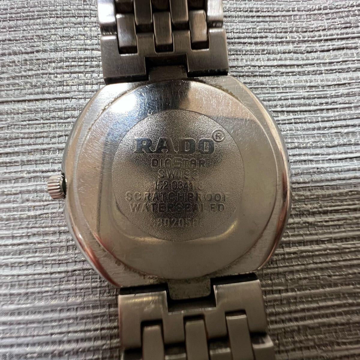 Yahoo!オークション - T82 RADO ラドー ダイヤスター デイト シルバー ...