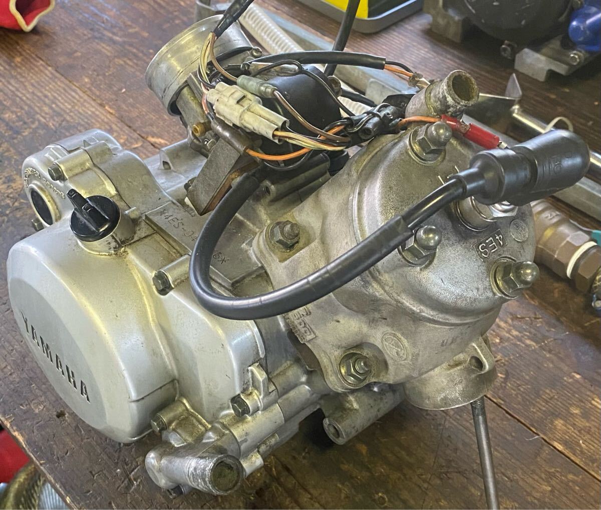 Yahoo!オークション - YAMAHA YZ80 エンジン本体+キャブレター+CDI 実...