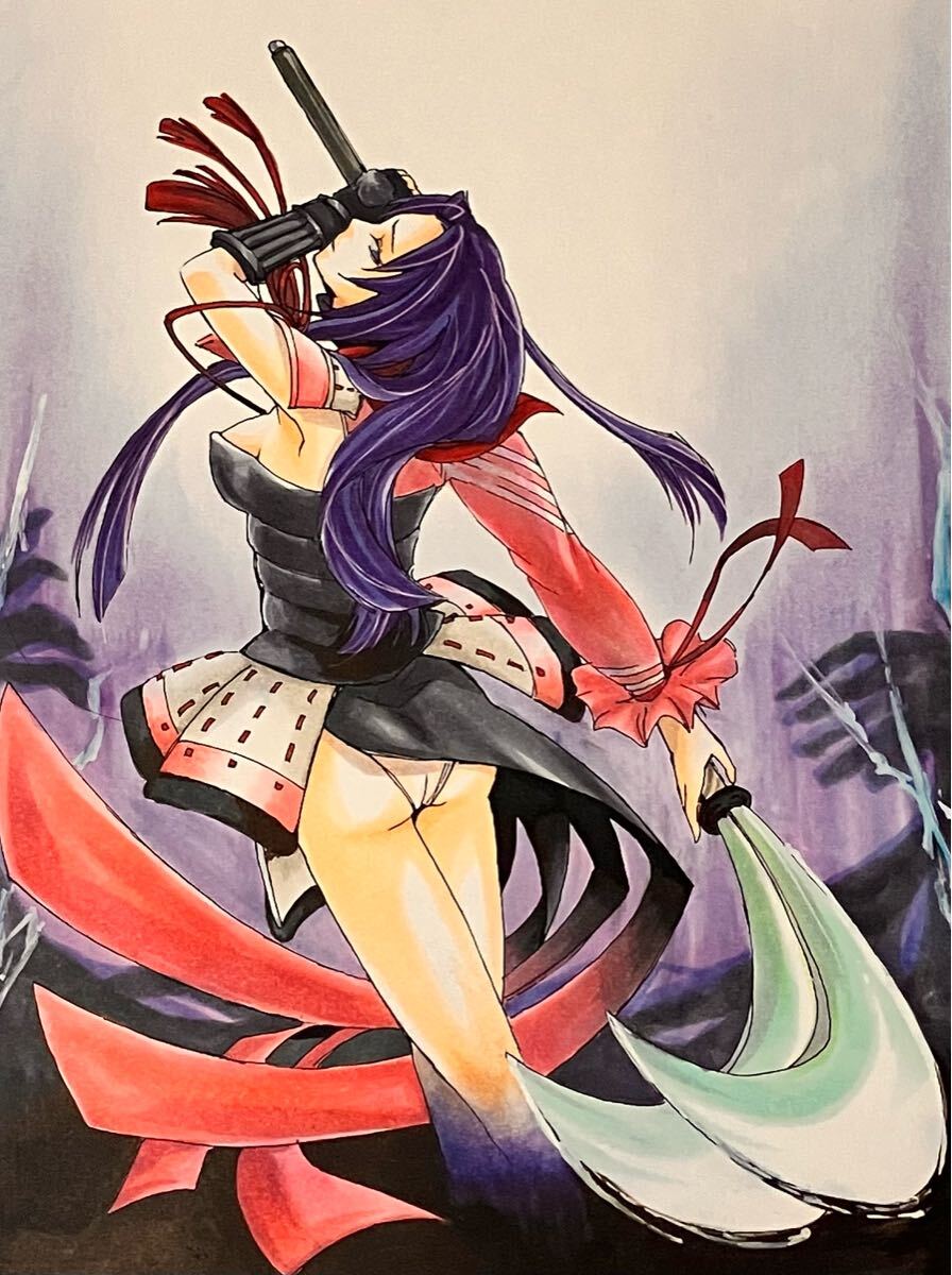 Yahoo!オークション - 手描きイラスト 戦国BASARA お市