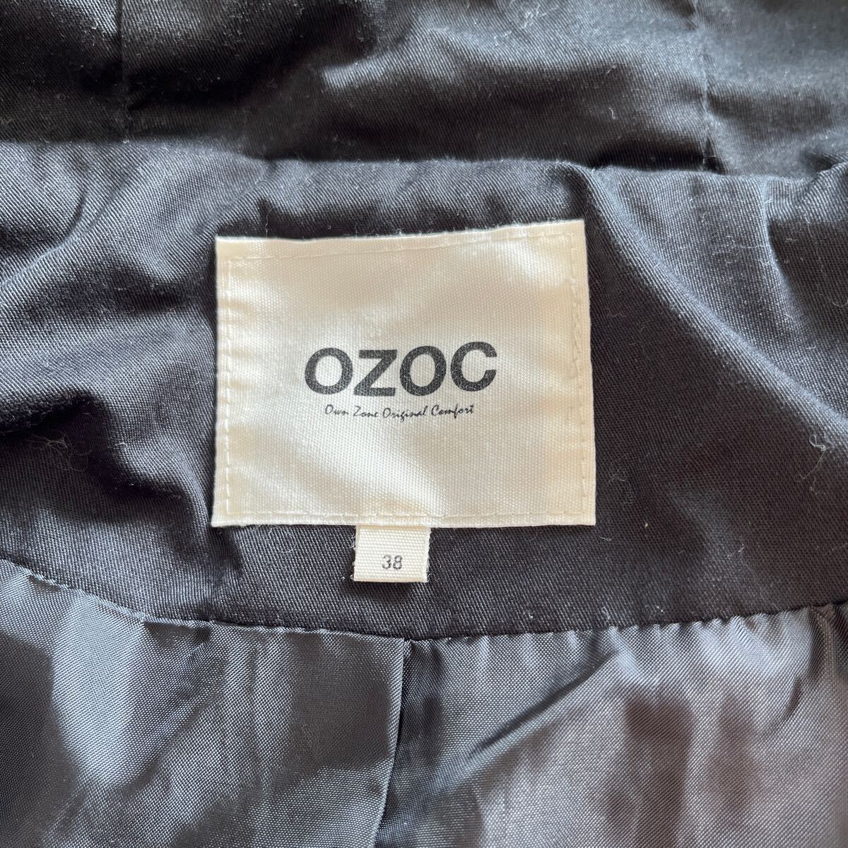 Yahoo!オークション - 5-7 OZOC オゾック ロングモッズコート フーディ...