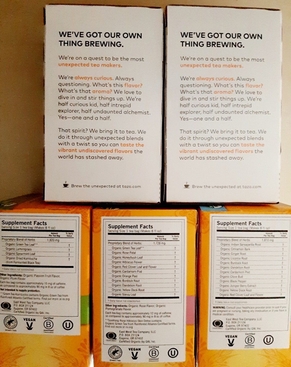 Yahoo!オークション - Yogi Tea ヨギティー & TAZO タゾ パッションテ...