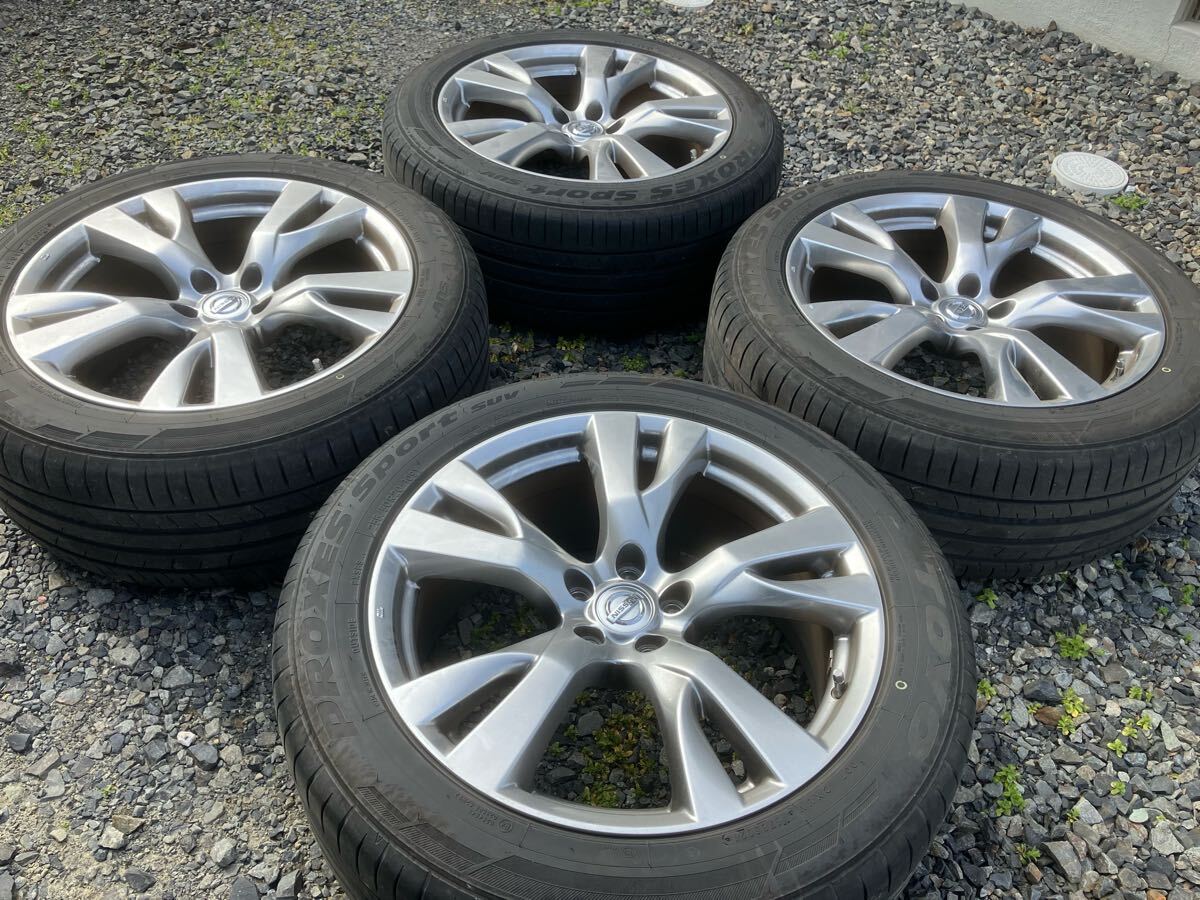 Yahoo!オークション - 日産 フーガ タイプS Y51 20インチ 9J オフセッ...