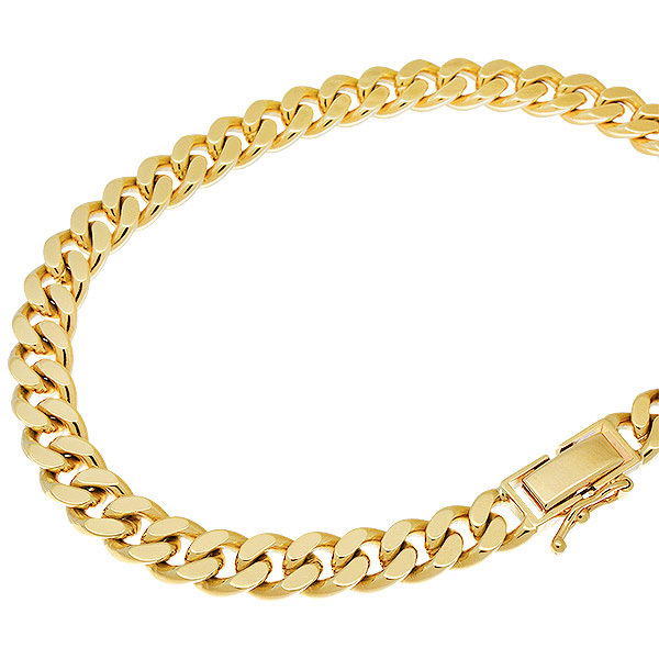 Yahoo!オークション - K18YG 2面シングル 喜平ブレスレット 20cm 29.9g...