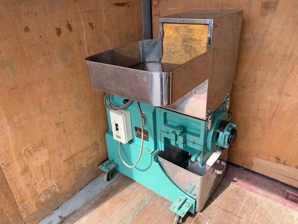 Yahoo!オークション - プラスチック粉砕機 森田精機製 JC-5D 三相200V...