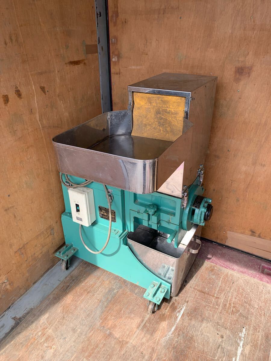 Yahoo!オークション - プラスチック粉砕機 森田精機製 JC-5D 三相200V...