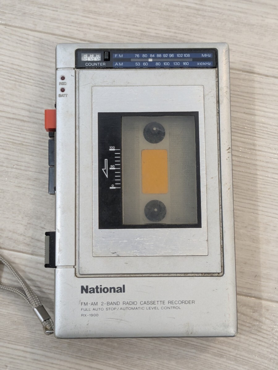 Yahoo!オークション - 【a458】 National ナショナル カセットプレーヤ...