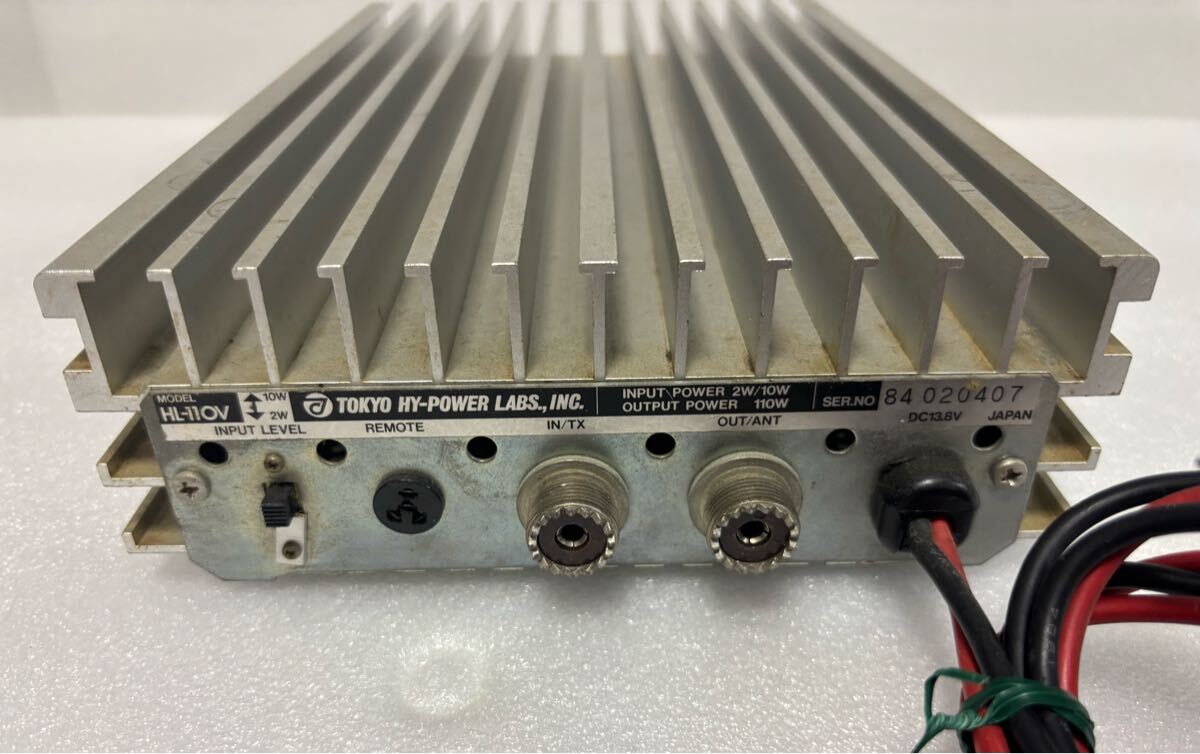 Yahoo!オークション - TOKYOハイパワー 144MHzリニアアンプ HL-110V（...