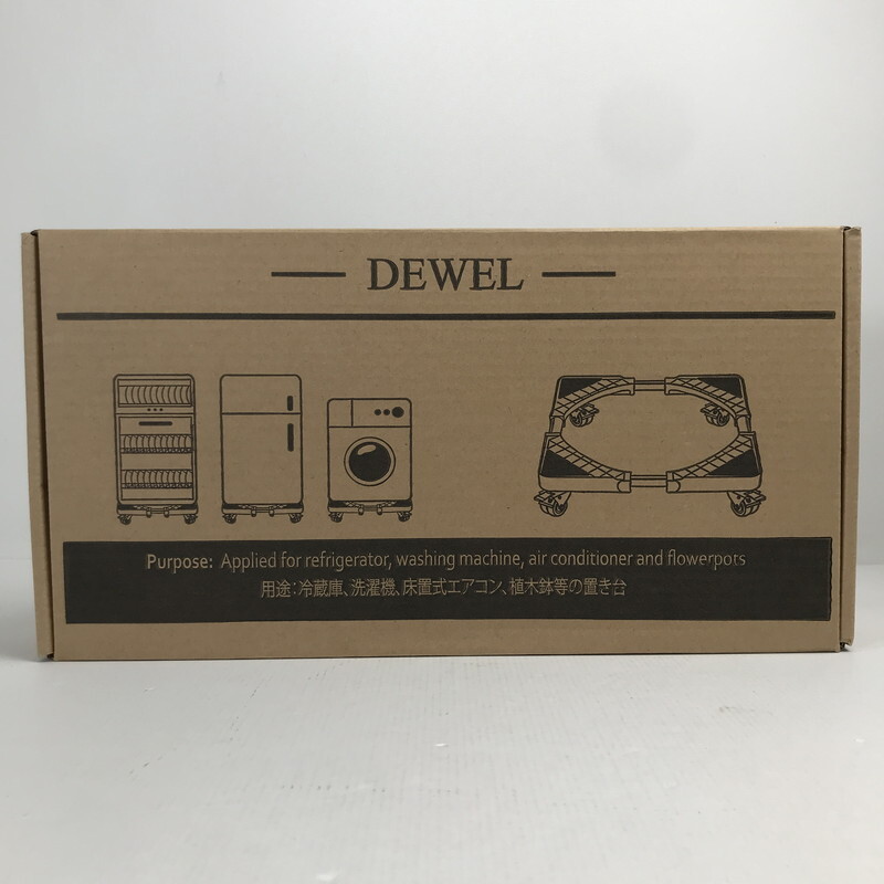 Yahoo!オークション - FUZ未使用 DEWEL 洗濯機 台 キャスター 置台 か...