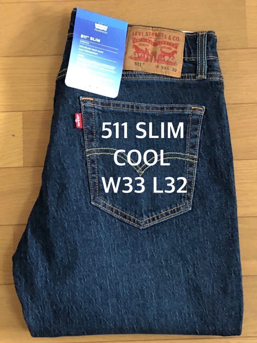 Yahoo!オークション - Levi's 511 SLIM FIT COOL DARKINDIGO W33 L32