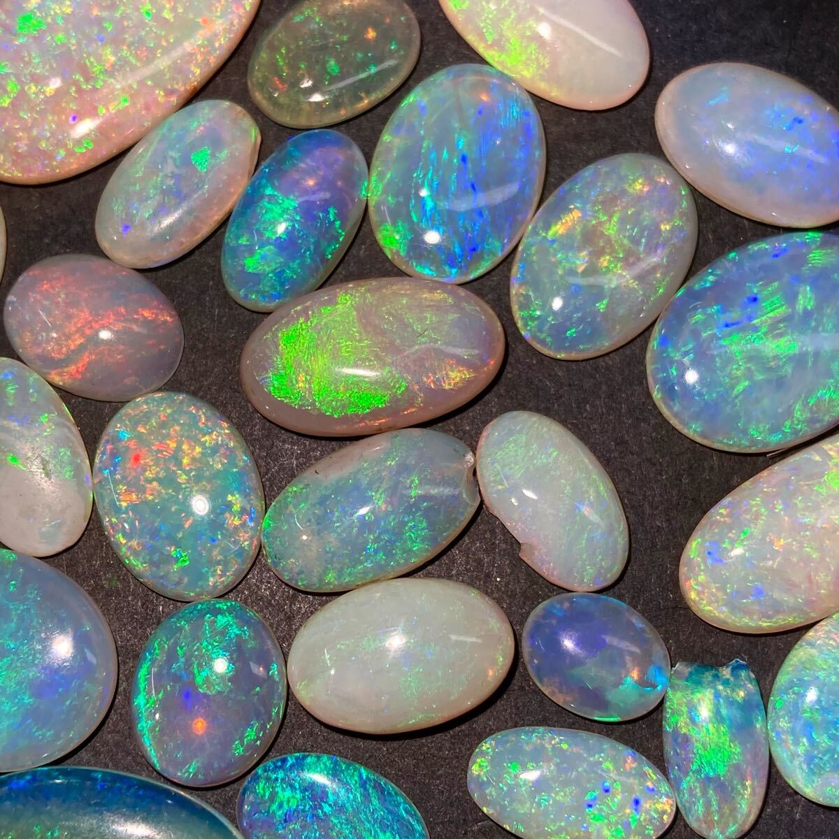 Yahoo!オークション - 1円〜 遊色効果 （天然オパールおまとめ100.5ct...
