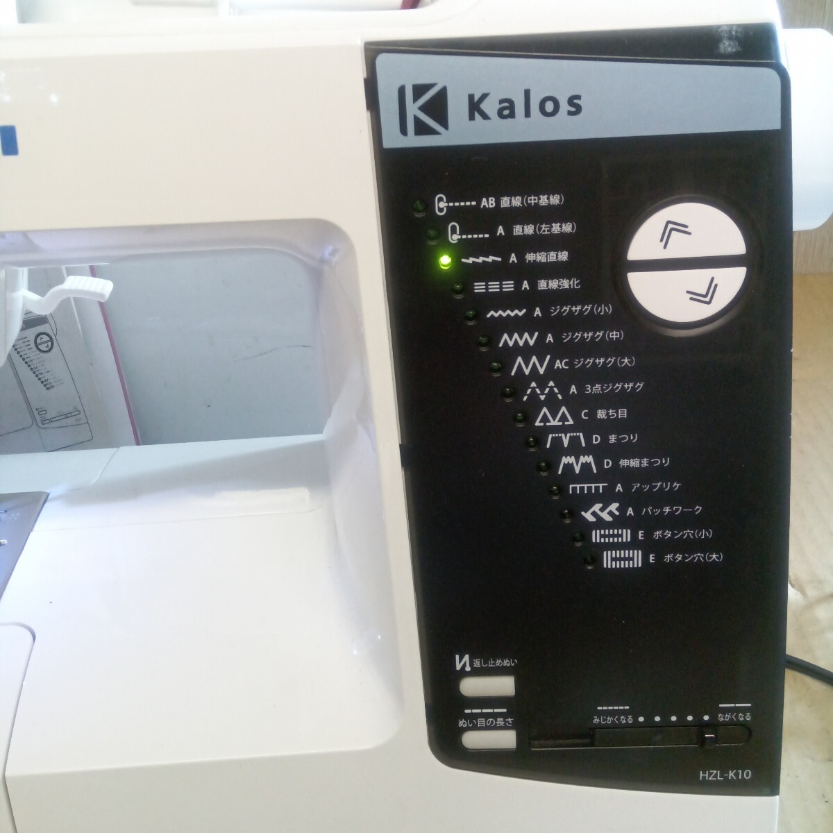 Yahoo!オークション - 管理398 JUKI Kalos HZL-K10 ジューキ ミシン 通...