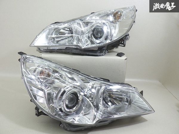 HID点灯OK スバル 純正 BR9 BM9 レガシィ 2009年 HID ヘッドランプ ヘッドライト インナーメッキ 左右 KOITO 100-20061 即納 棚16-3(ヘッドライト ...