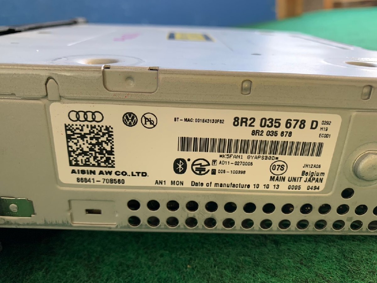 Yahoo!オークション - アウディA4 8KCDNF 純正オーディオ MMIナビ 8R20...