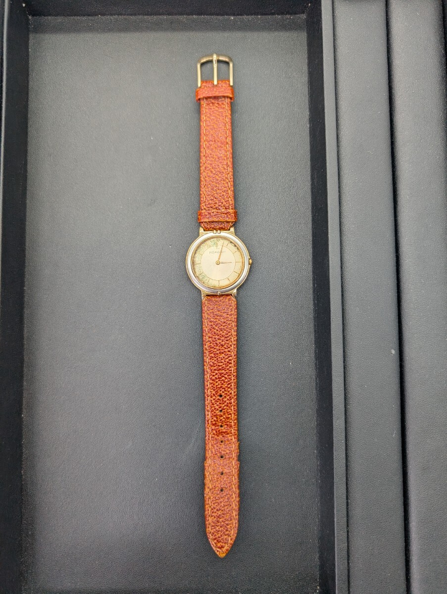 Yahoo!オークション - 1円 サンローラン YSL YVES SAINTLAURENT 腕時計...