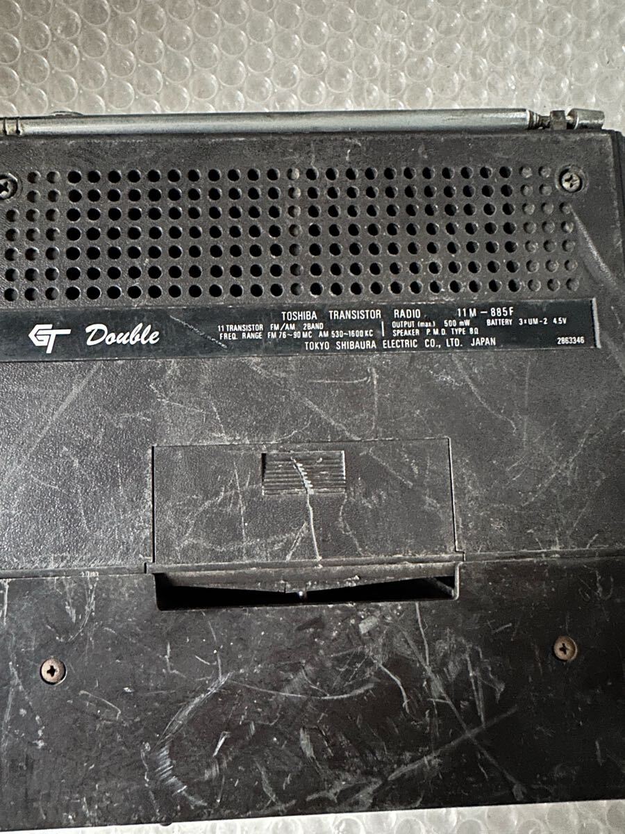 Yahoo!オークション - TOSHIBA トランジスタラジオ 11M - 885F【ジャン...