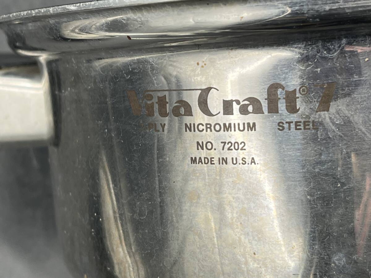 Yahoo!オークション - VitaCraft 7/ビタクラフト セブン 両手鍋 1.9L ...