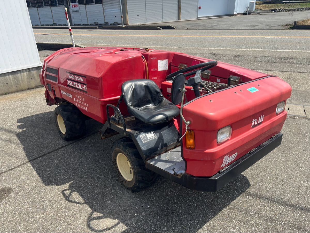 富山県黒部市より出品 丸山 スピードスプレーヤー トラクター SSA-G600 アワー1472H(農業機械)｜売買されたオークション情報、yahooの商品情報をアーカイブ公開 - オークファン ...