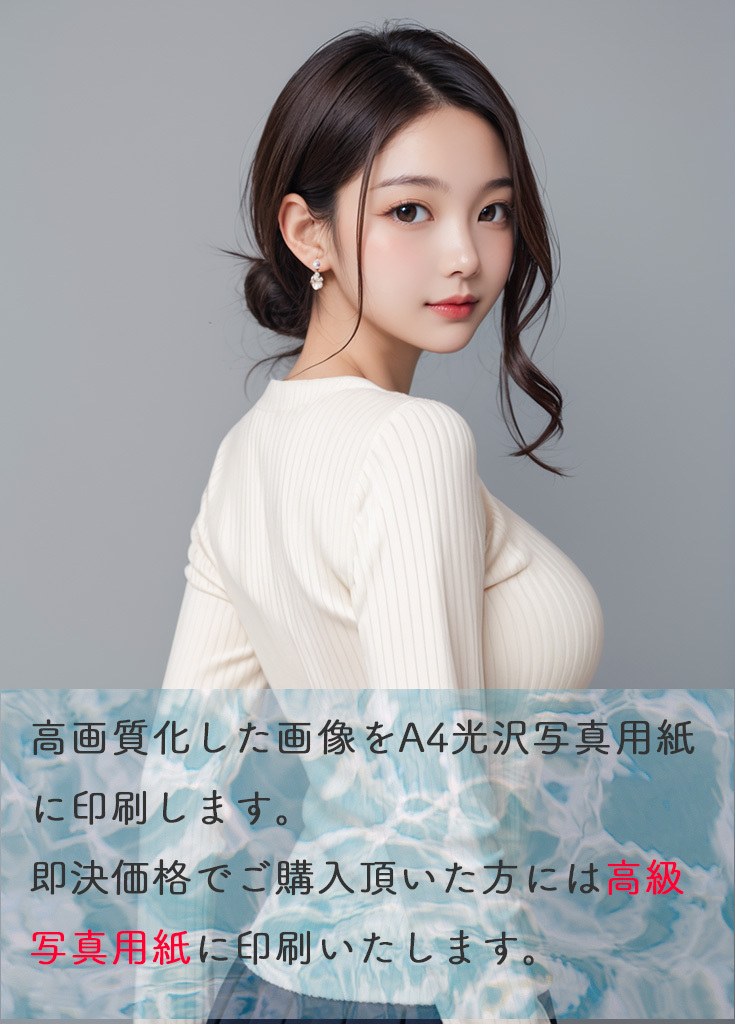 A0210 1点もの 高画質 AI美女 リアル 写真 A4 ポスター アート 可愛い 美乳(その他)｜売買されたオークション情報、yahooの商品情報をアーカイブ公開 - オークファン ...