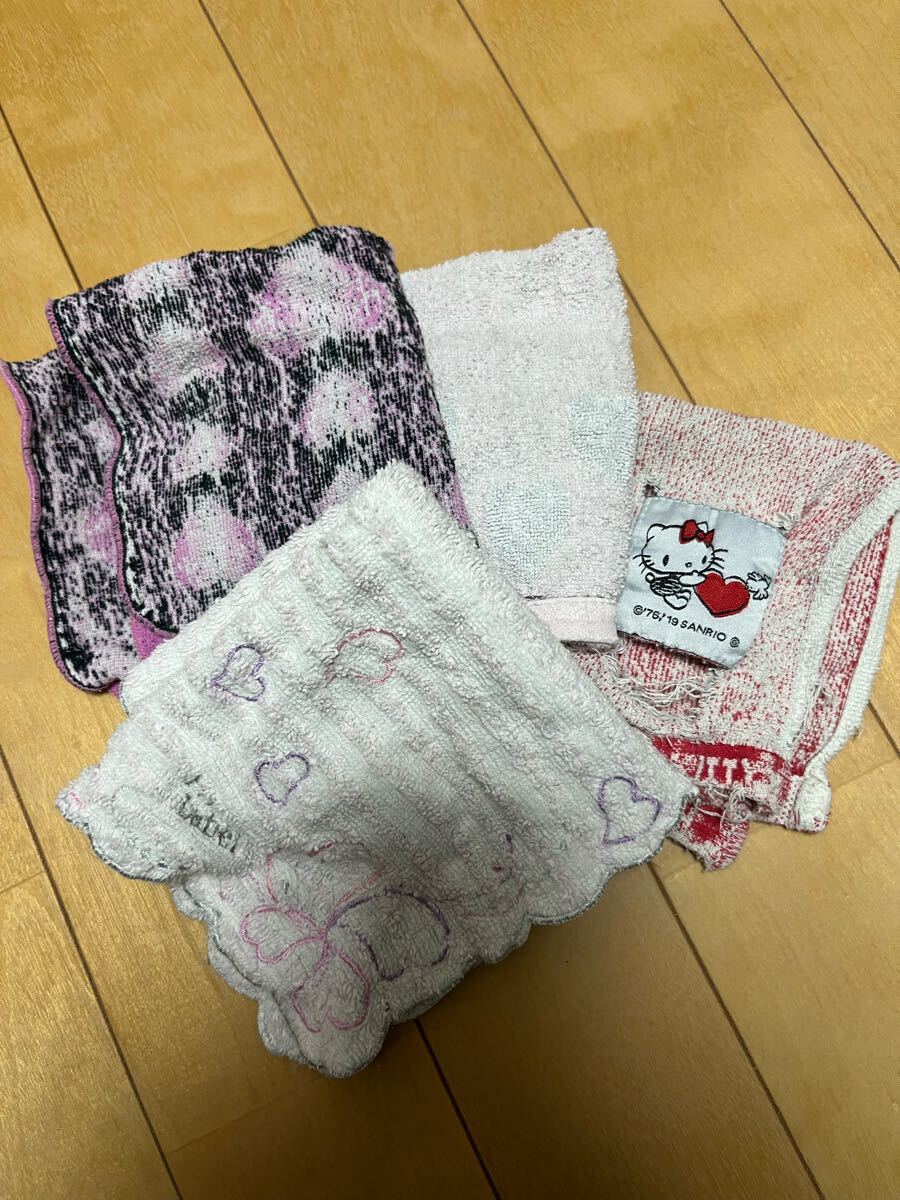 Yahoo!オークション - [マスク1点おまけ]タオルハンカチ 4点セット