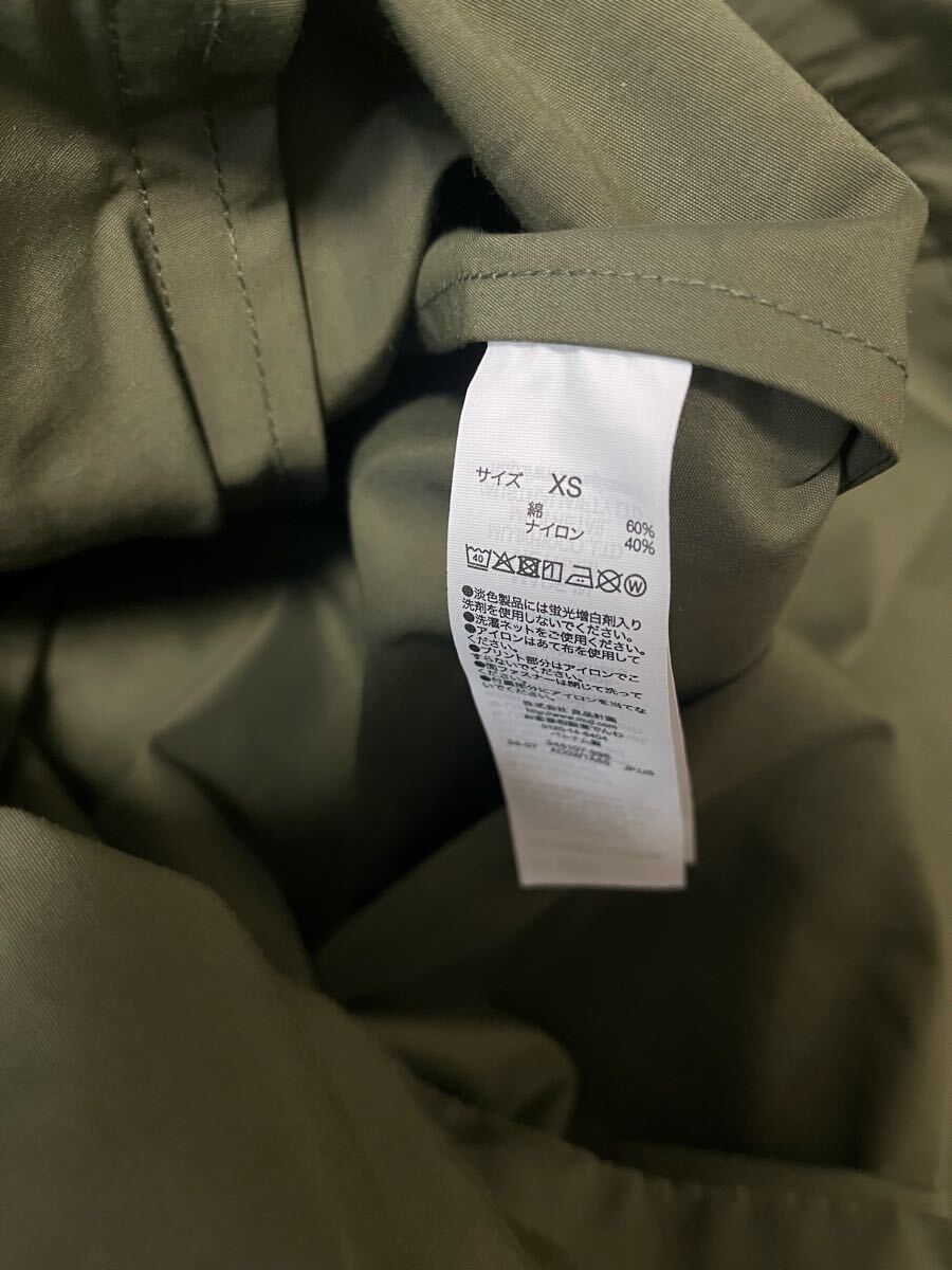 Yahoo!オークション - 無印良品 25ss 紳士 撥水 フードコートXS新品