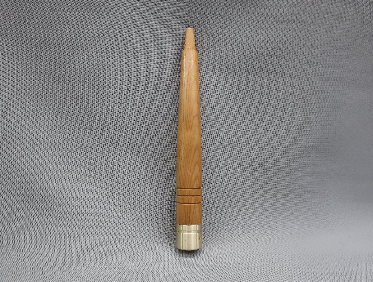 Yahoo!オークション - 【K-2031】錫杖の柄 白木 錫杖 石突付 取替